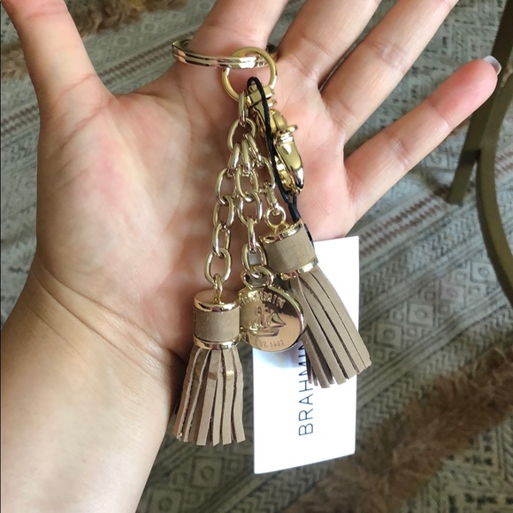 Brahmin | Accessories | Brahmin Keychain Gold Wilmington | Poshmark